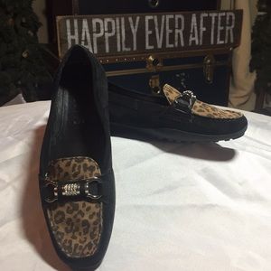 Geox | Shoes | Geox Respira Leopard Horsebit Rhinestone Shoes | Poshmark
